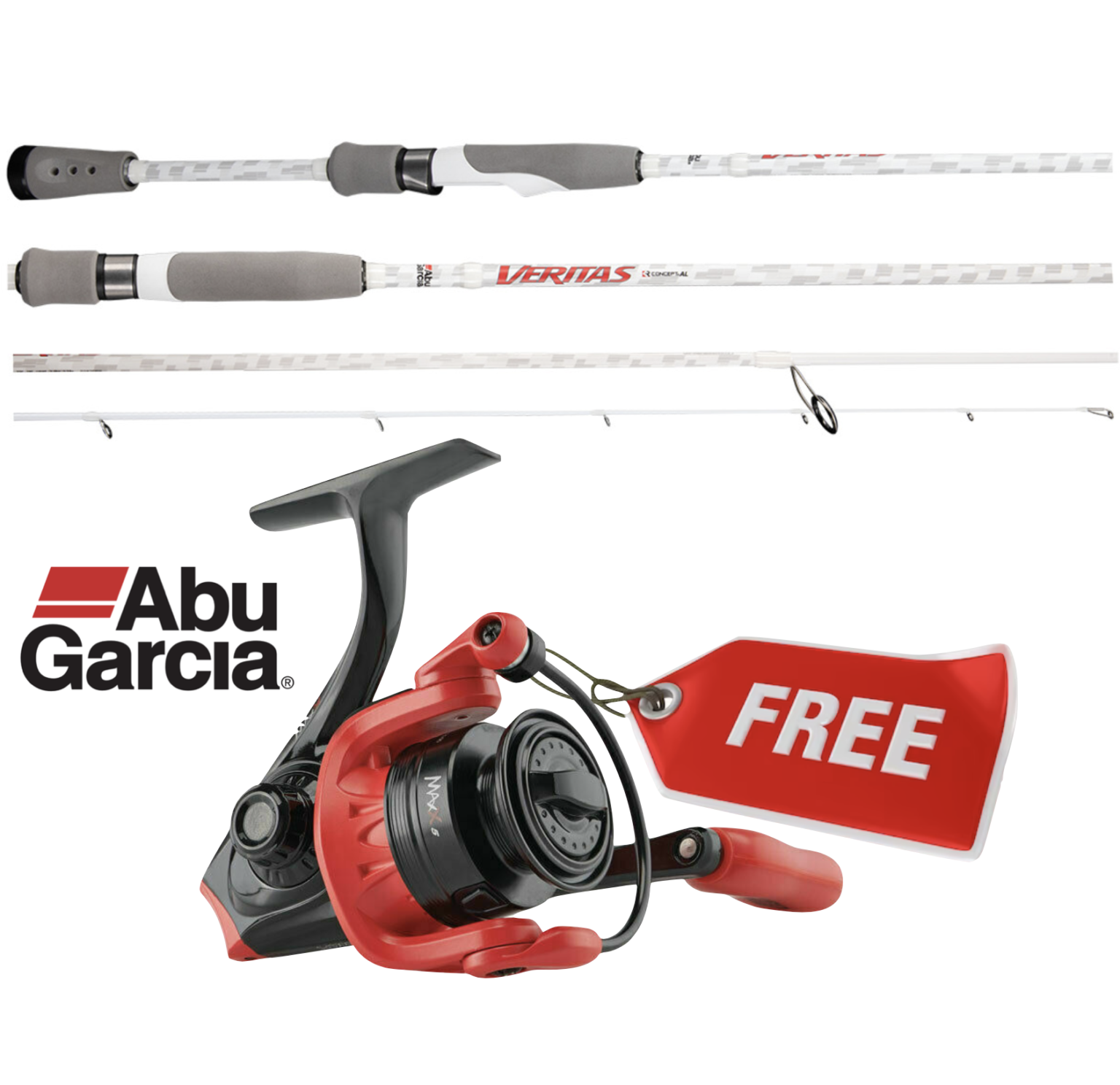 Abu Garcia Veritas Rod / Free Abu Garcia Max X Reel Combo – Fishing R ...