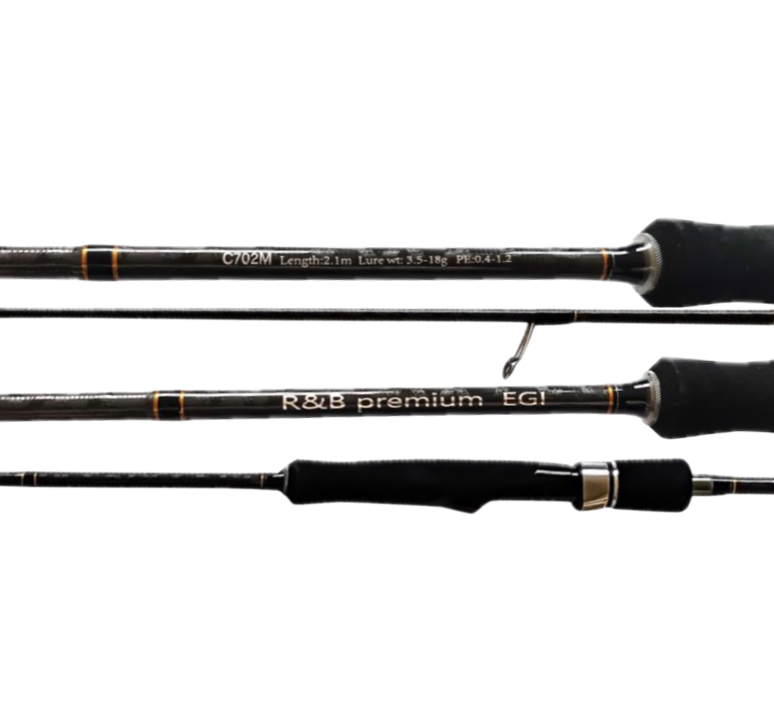 R&B Egi 7′ Rod / Revo X 10 / SFX X8 6lb 135m Braid – Fishing R Us Pty Ltd
