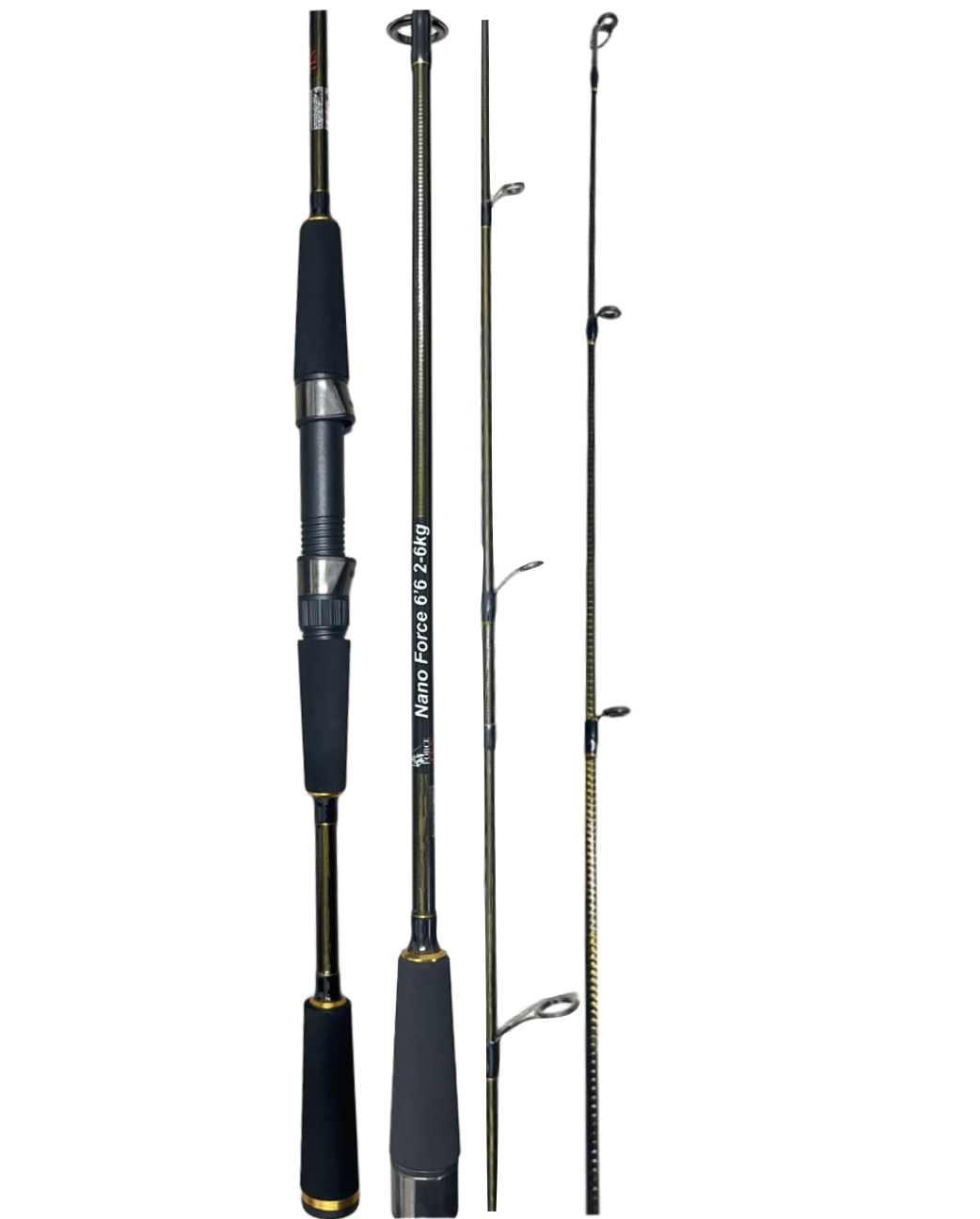 Force Ten Nano Force 6’6 2pc 2-6kg Rod / KS 3000 Spin Reel – Fishing R ...