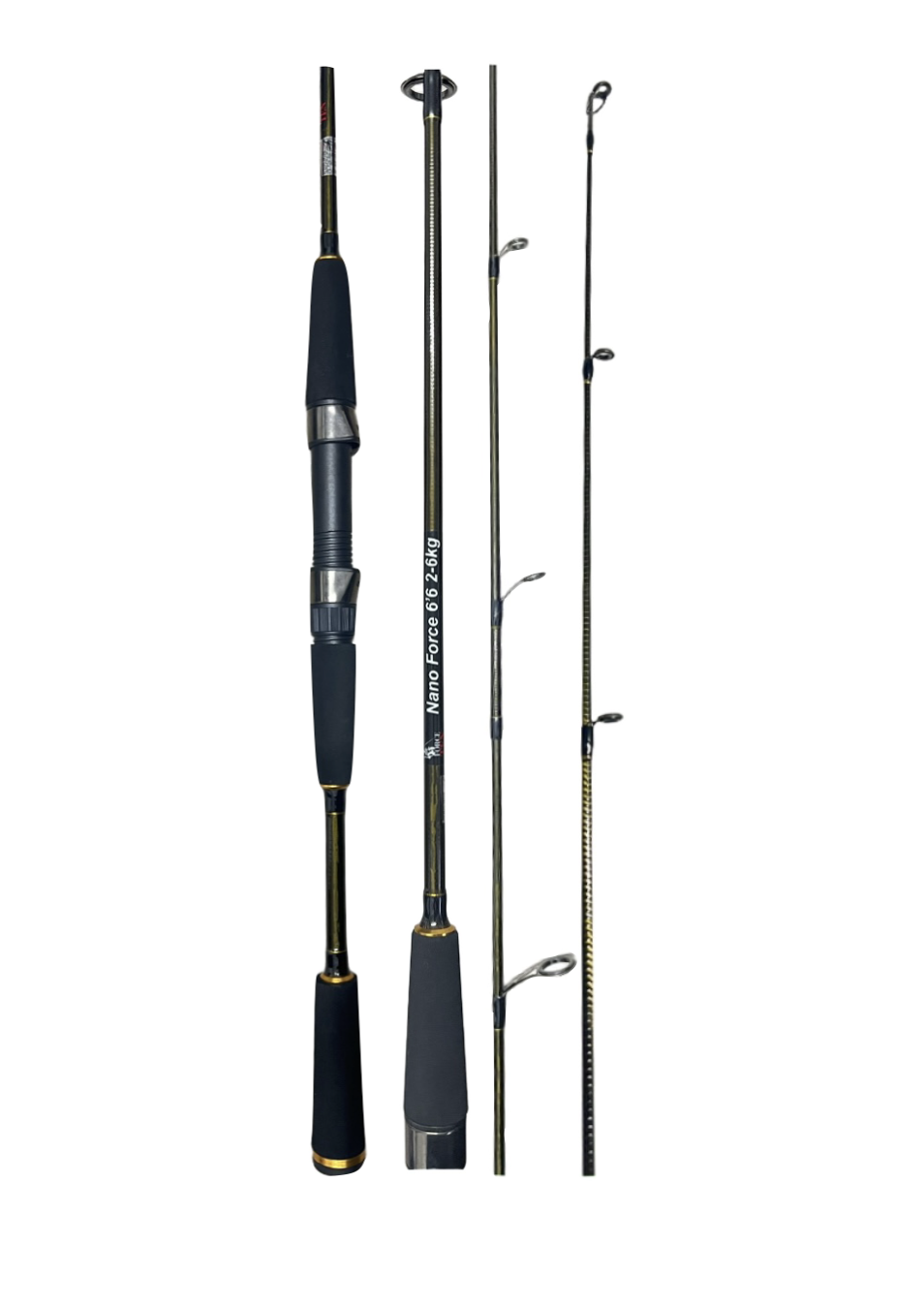 Force Ten Nano Force 6’6 2pc 2-6kg Spin Rod – Fishing R Us Pty Ltd