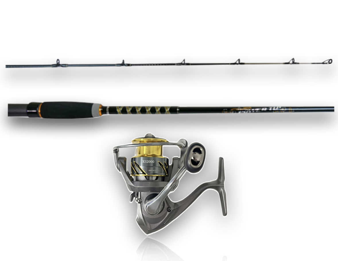 Silstar Crystal Powertip 7′ 2pc 2-5kg / KS3000 Reel – Fishing R Us Pty Ltd