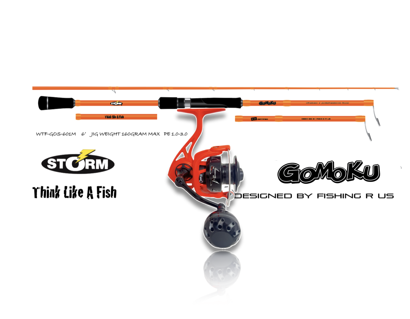 Storm Gomoku Extreme Jigging Rod 6′ 1pc PE1-3 / Scream-R V2 55 ...