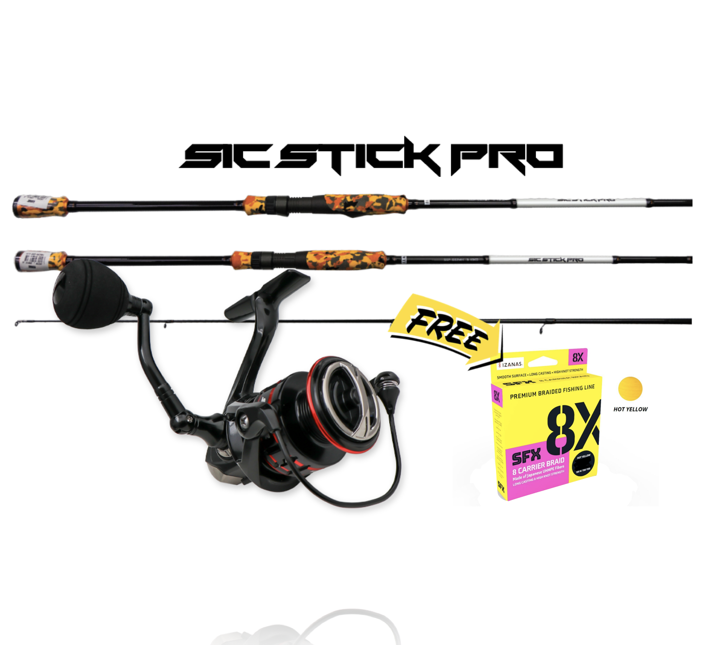 Sick Stick Pro 6’6 2pc 1-3kg / Silstar Sarina 2000 / SFX 8X 6lb 135m ...