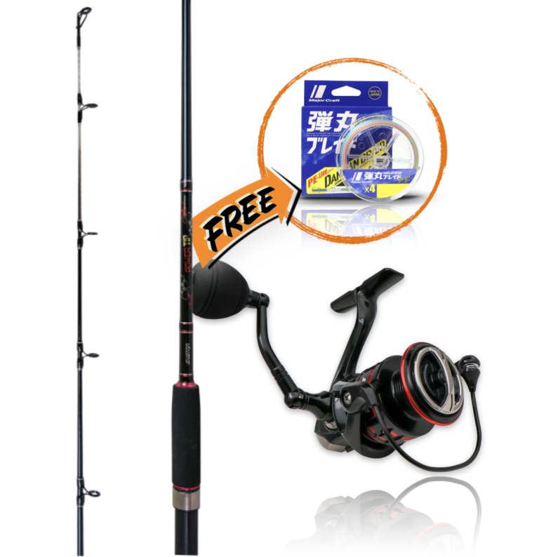 Silstar Power Tip 6’ 1pc 6-8kg / Silstar Sarina 6000 / MC Dangan x4 PE2 ...