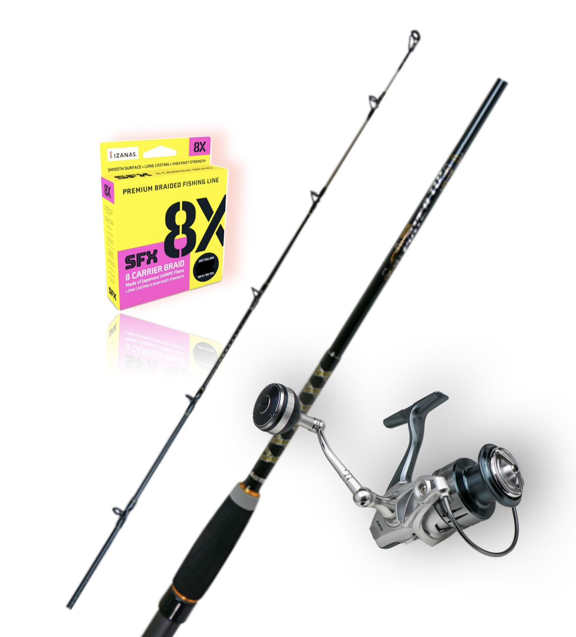 Silstar Crystal Power Tip 7ft 2pc 6-10kg / Silstar Altair 6000 / SFX 8X ...